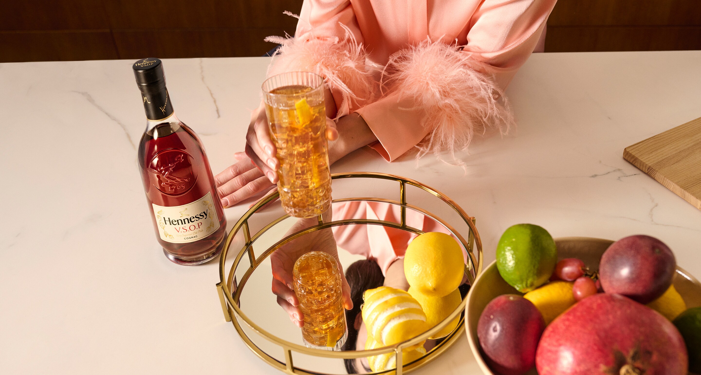 Cognac cocktail recipe the Sideroad - Hennessy