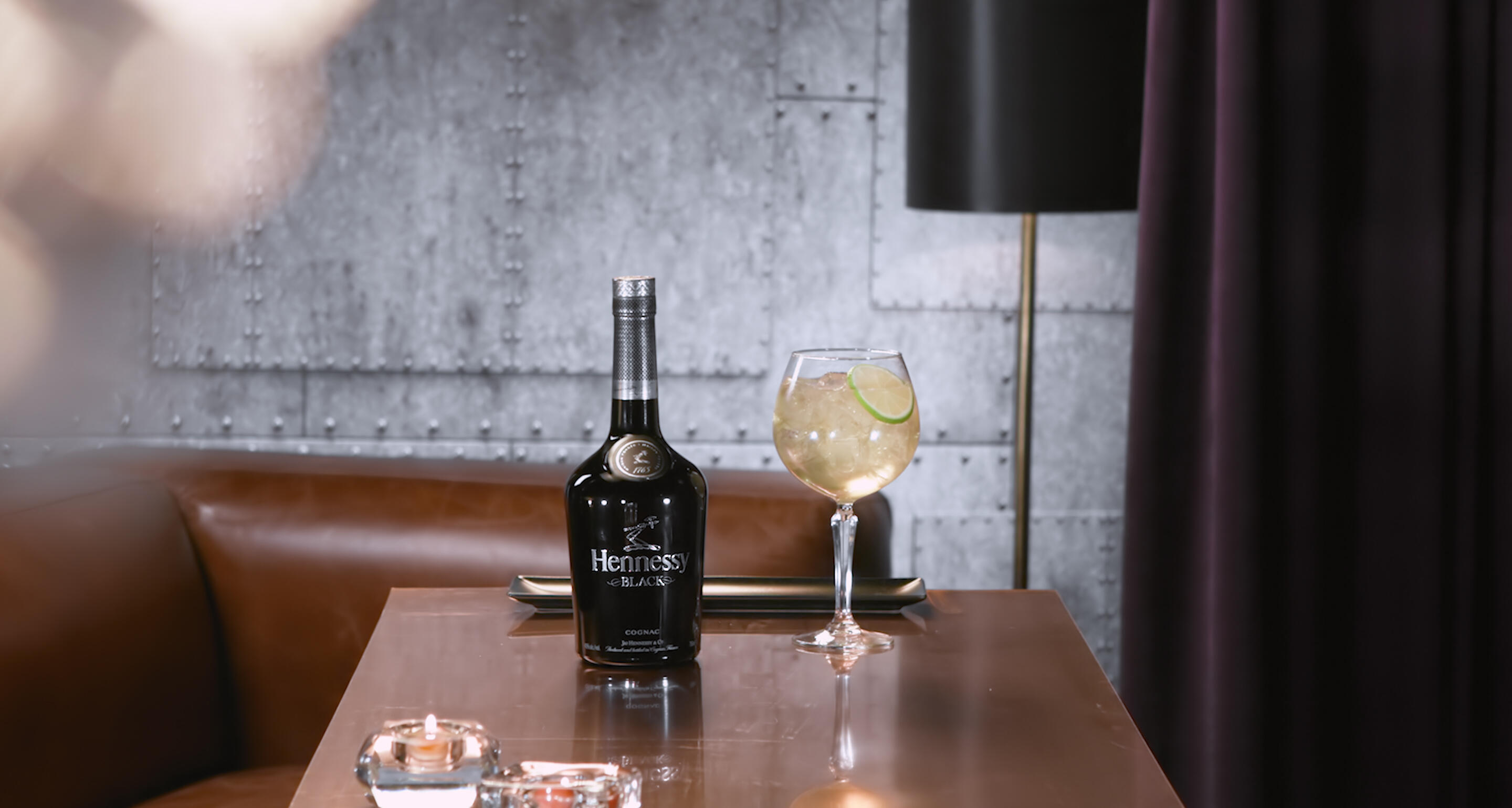 Black and Tonic Cocktail recipe with cognac - Hennessy