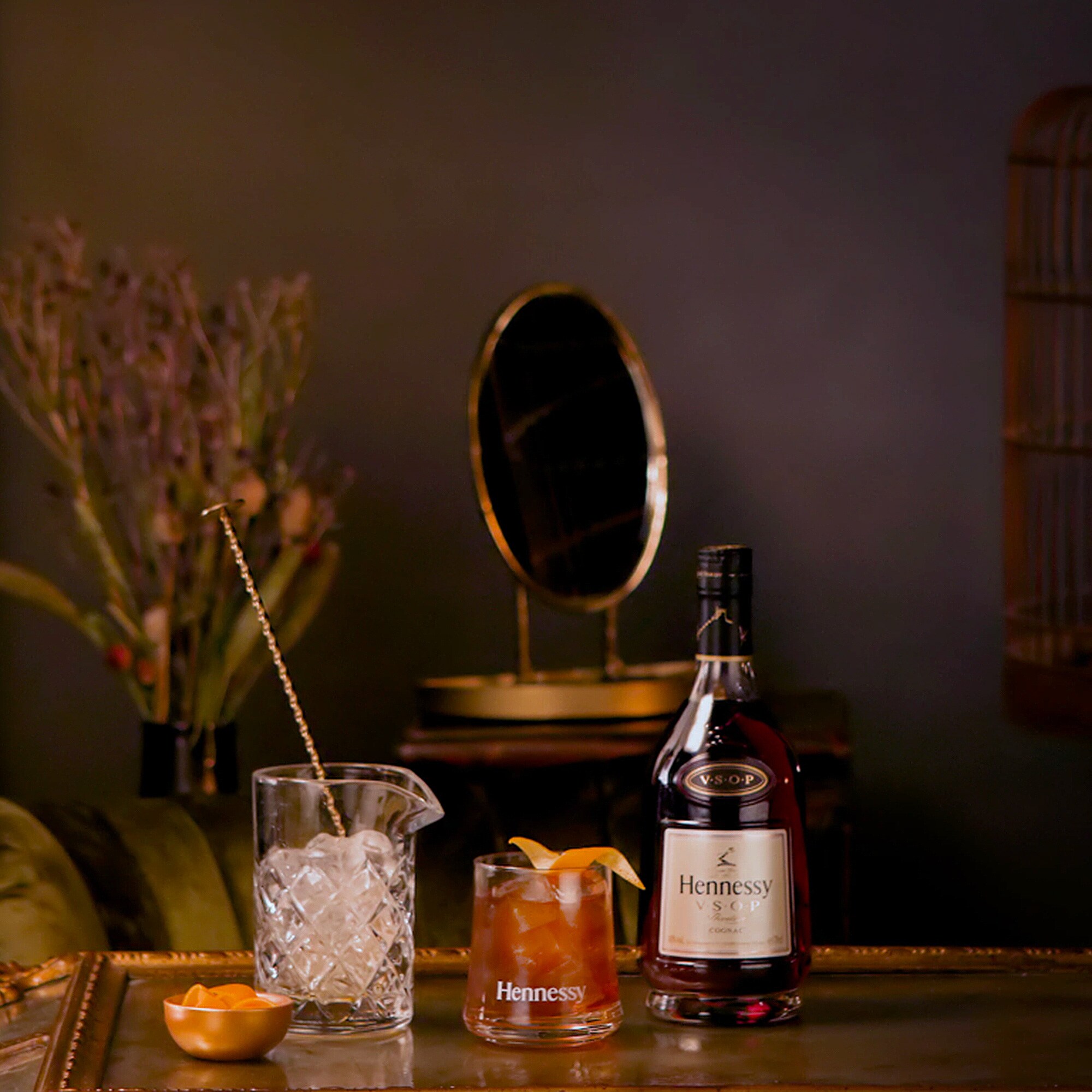 Cocktail cognac et zeste d’orange : Downtown Manhattan - Hennessy